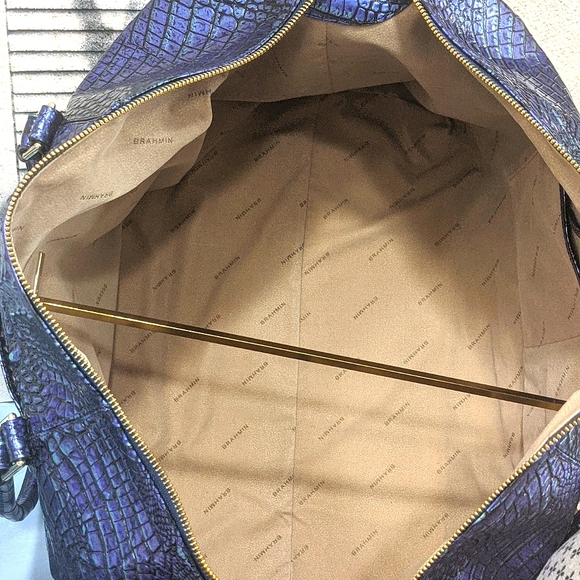 Brahmin | Bags | Veuc Brahmin Duxbury Weekender Travel Bag In Mirage ...